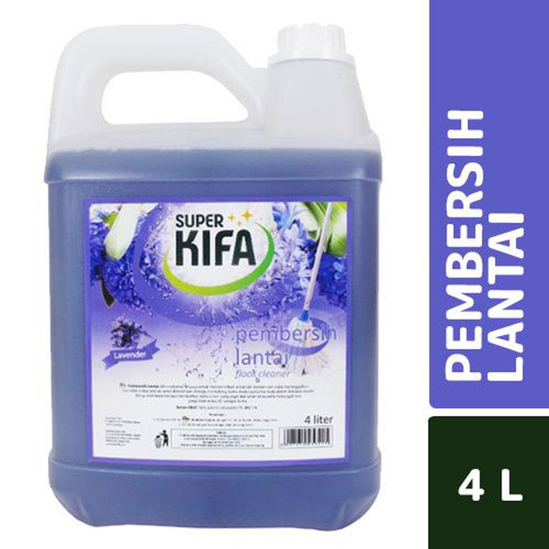 Superkifa Floor Cleaner / Pembersih Lantai Lavender 4 Liter