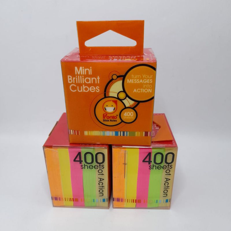 STICK NOTE / POST IT MINI CUBES PRONTO