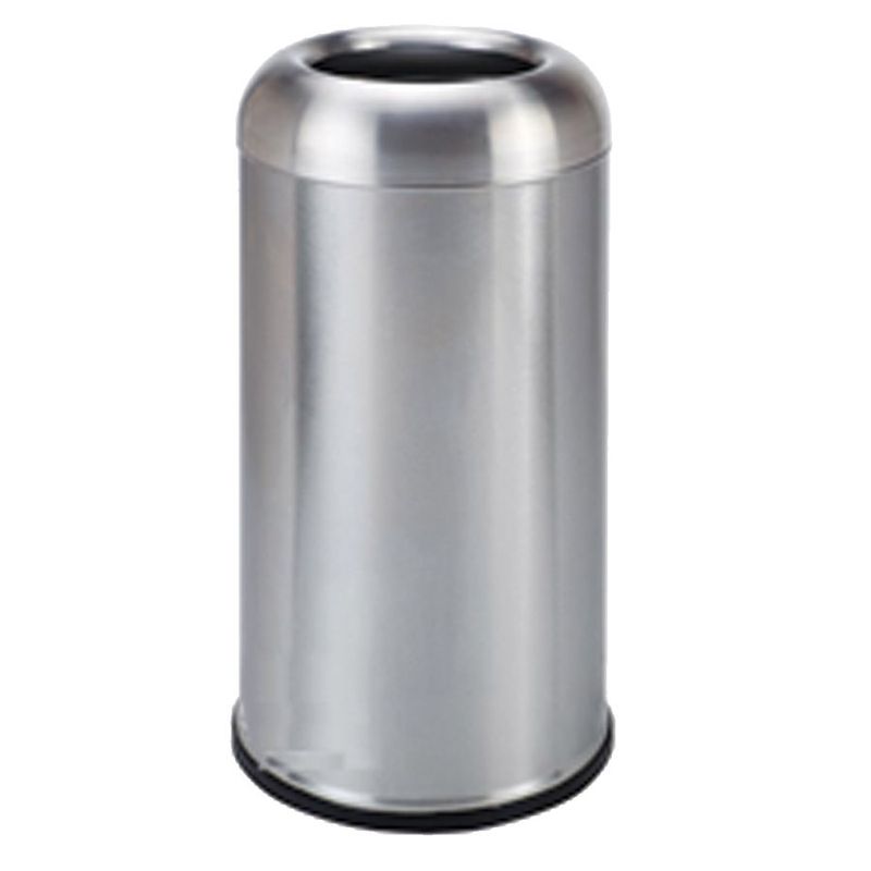 DUST BIN ROUND STAINLESS STEEL MATT 10096321