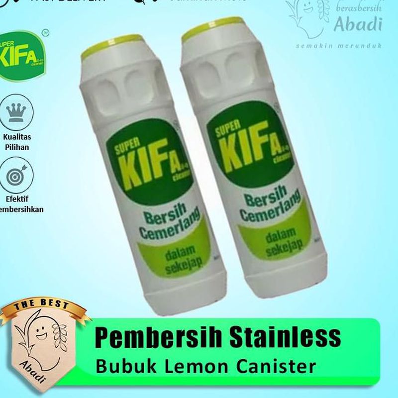 Superkifa Bubuk Canister 650 gr / Pembersih Stainless