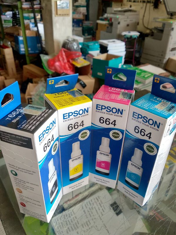 Refill Tinta Printer Epson 664 & 003 - 664 Merah