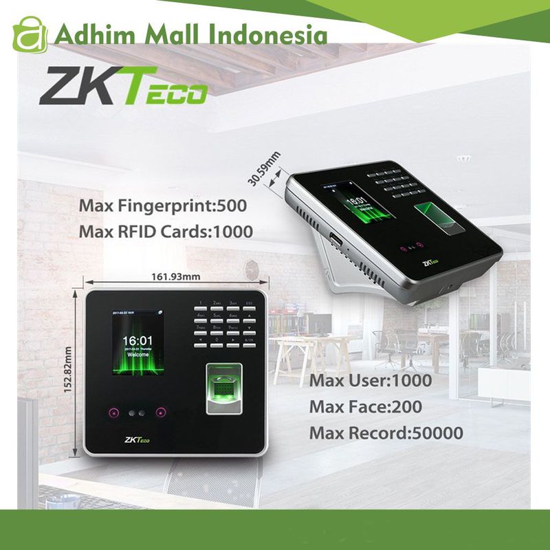 ZKTECO TIME ATTENDANCE & ACCESS CONTROL MB20