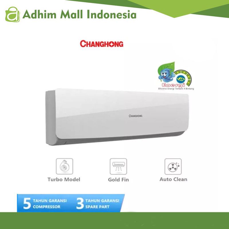 AC Changhong Deluxe Wall Mounted Split 1.5 PK - CSC 12NVB