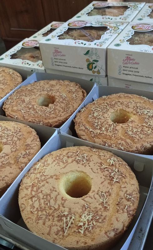 Chiffon Cheese Cake Loyang 22cm