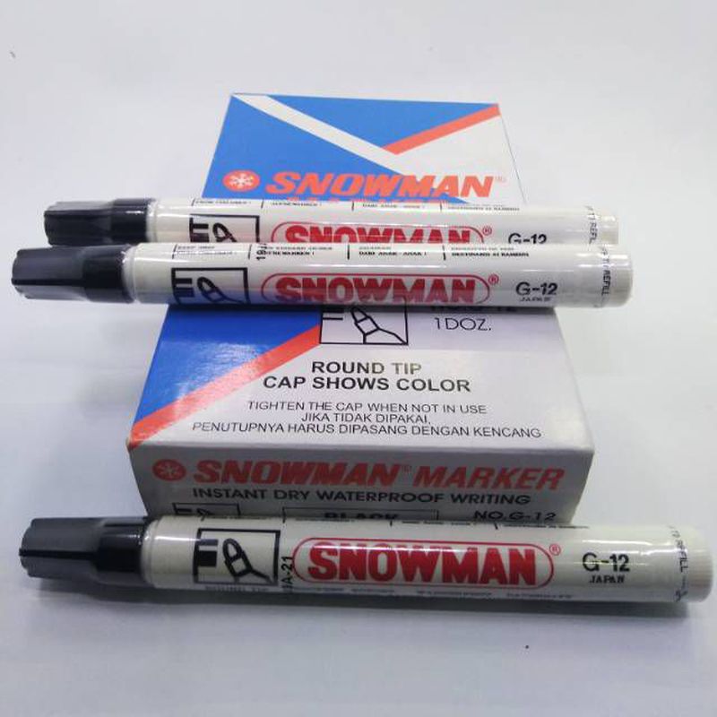 Spidol Snowman Permanent