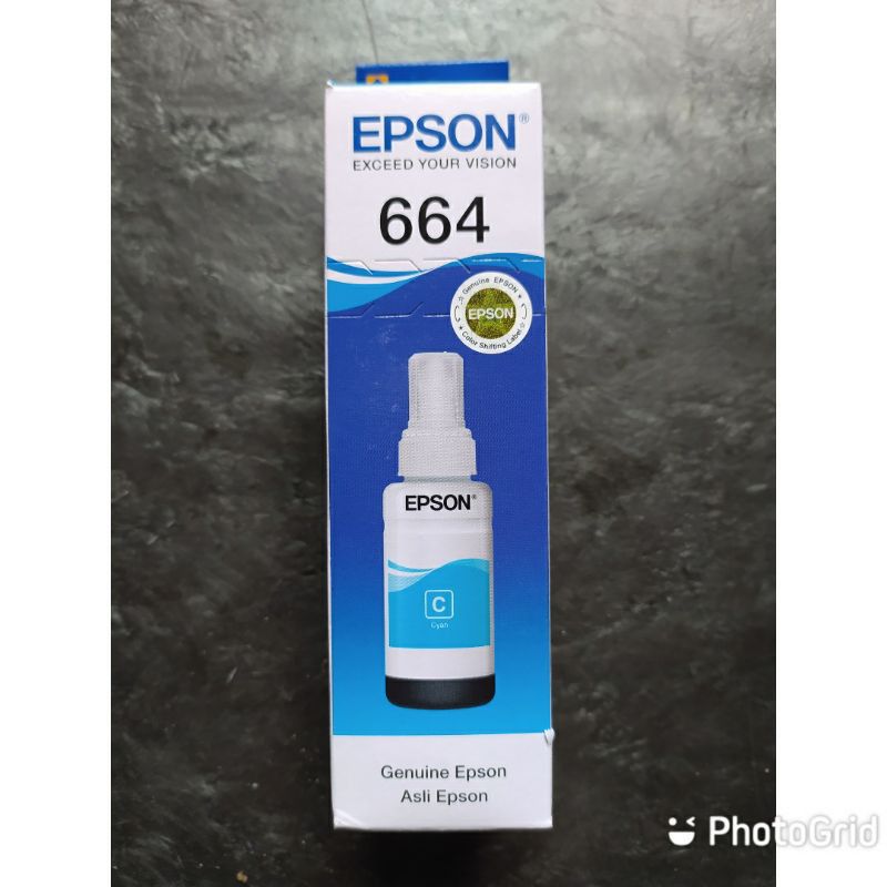 Tinta Epson 664 Cyan/biru