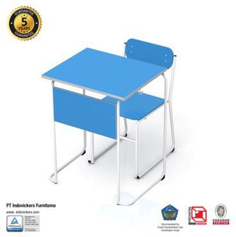 Indovickers Meja Kursi Siswa PAUD/TK/SD MKS01 Rhino Primary Set
