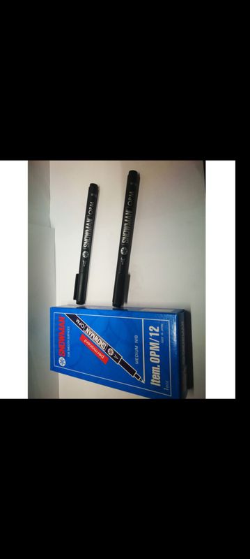 Spidol OHP/OPM Snowman/Bolpoin Drawing Pen - Merah