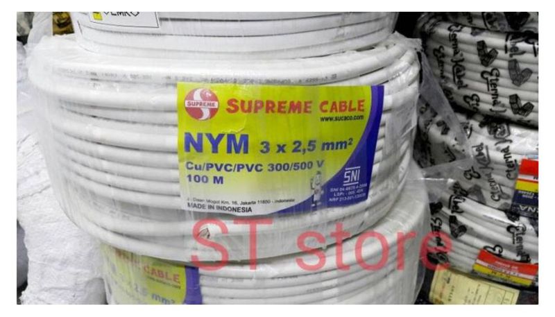 Kabel NYM 3x2,5mm /3x2 5mm supreme roll/100mtr