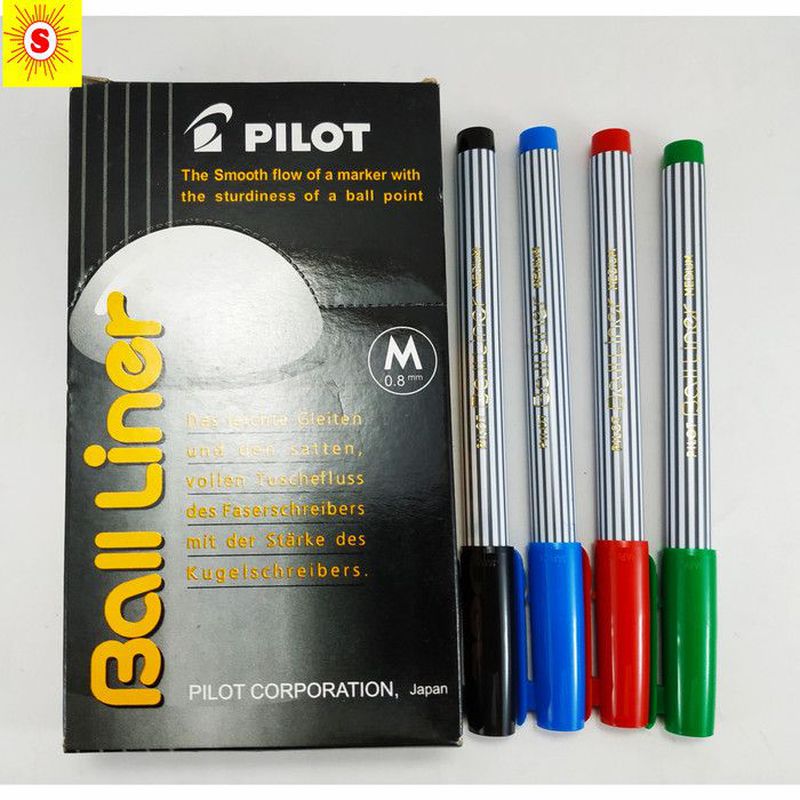 PULPEN PILOT BOLINER ( BIRU HITAM HIJAU )