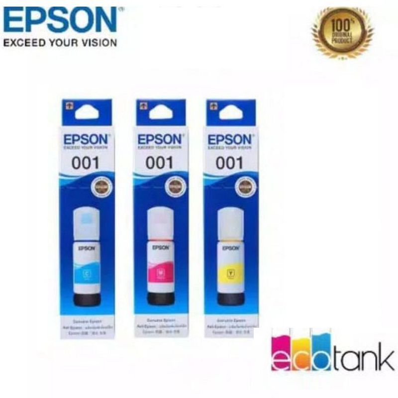 Tinta Printer Epson 001 Warna - Biru