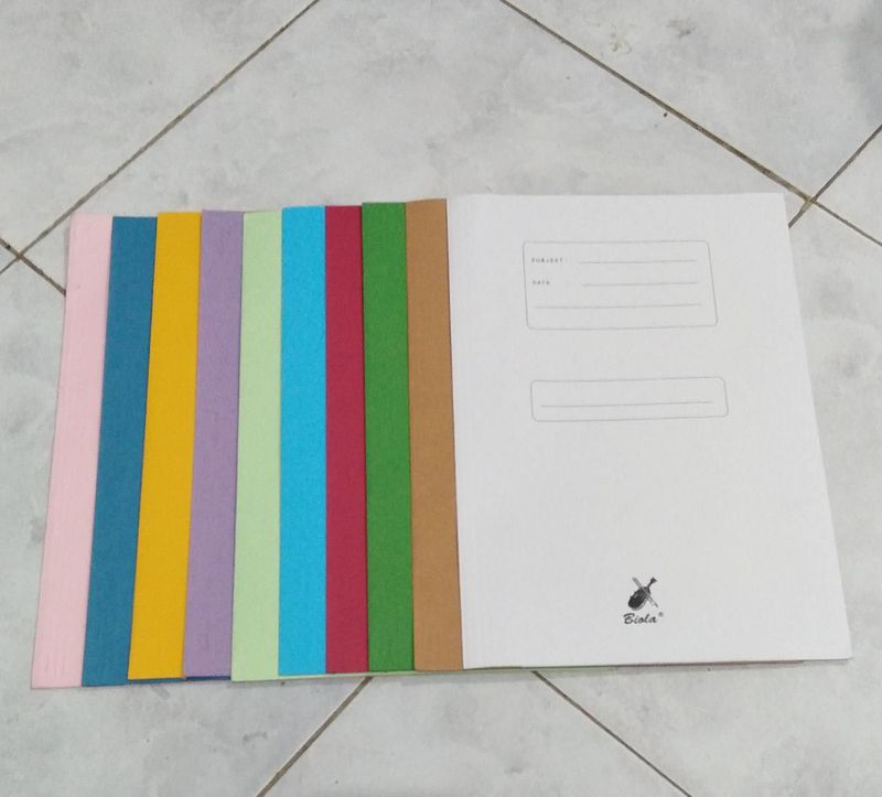 Biola Map Kertas - Merah