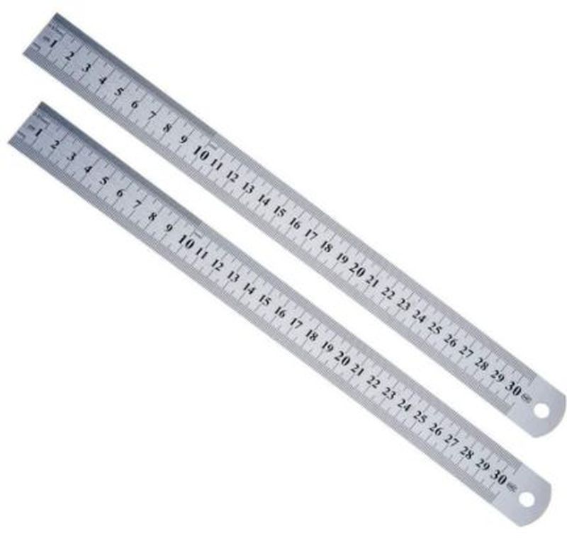 penggaris besi 30 cm