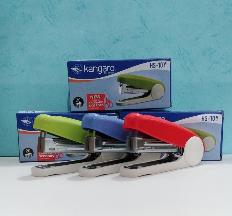 Kangaro Stapler HS-10Y - Biru