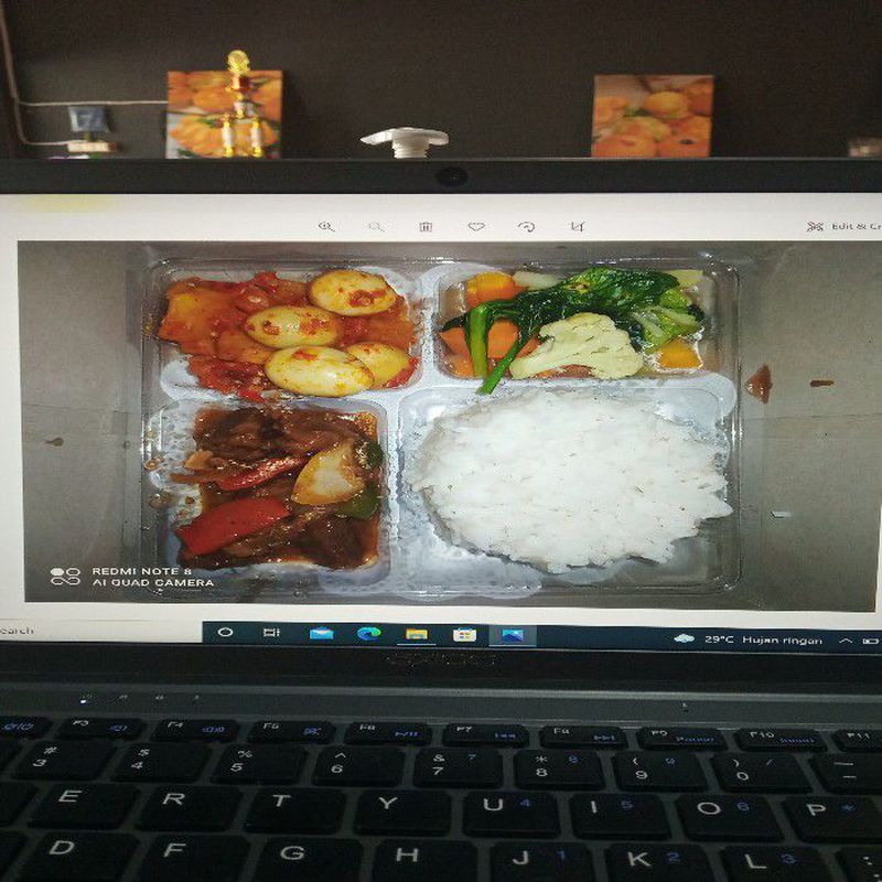nasi box - Daging Lada Hitam