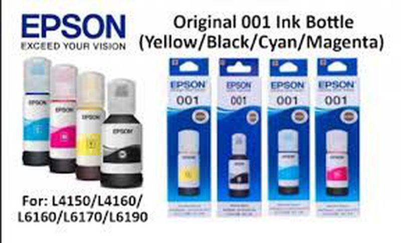 Tinta Printer 001 - Cyan