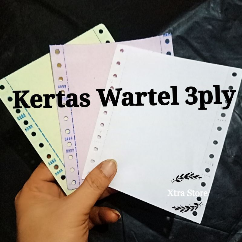 Kertas Print Continuous Form WARTEL 3 PLY