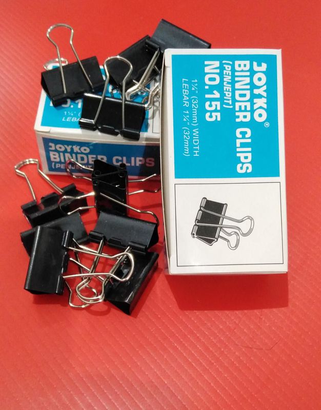 Joyko Binder Clip Hitam No. 155