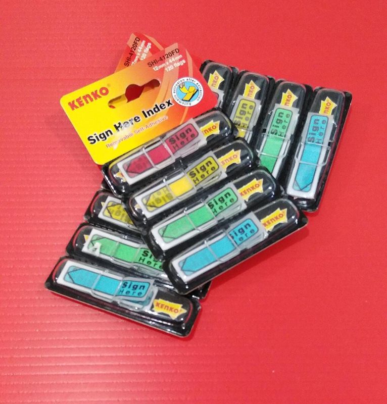 Kenko Index & Mark / Sign Here Flag / Pembatas Buku Kecil