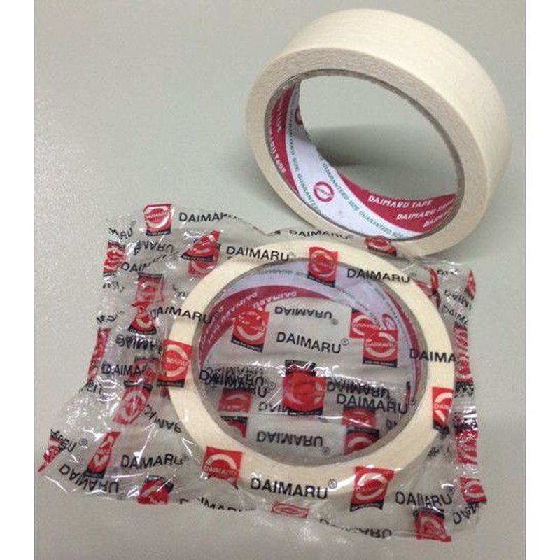 Isolasi Kertas / Masking Tape 1 inch (24mm) Daimaru