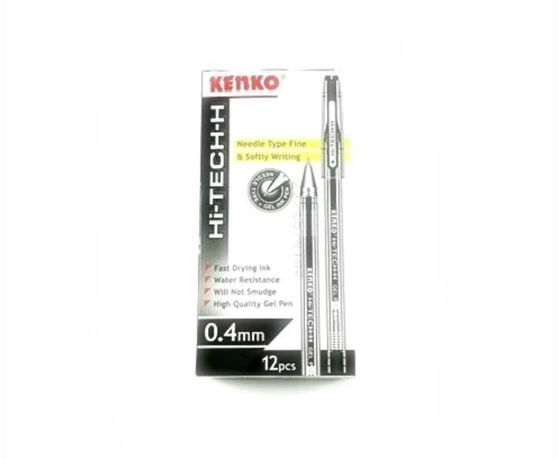 BALLPOINT 0.1 & 0.4 Kenko Pulpen Gel Pen Hi - Tech-H 0.4 mm