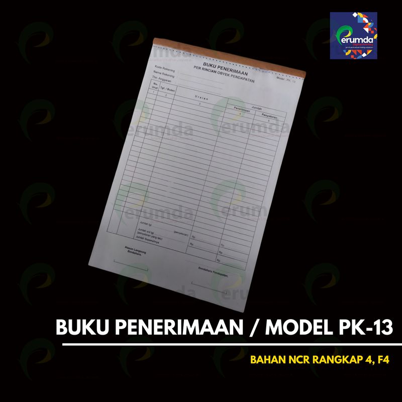 BUKU PENERIMAAN/ MODEL PK-13