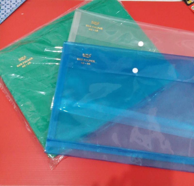 SIKA Map Plastik / Bag Folder - Hijau