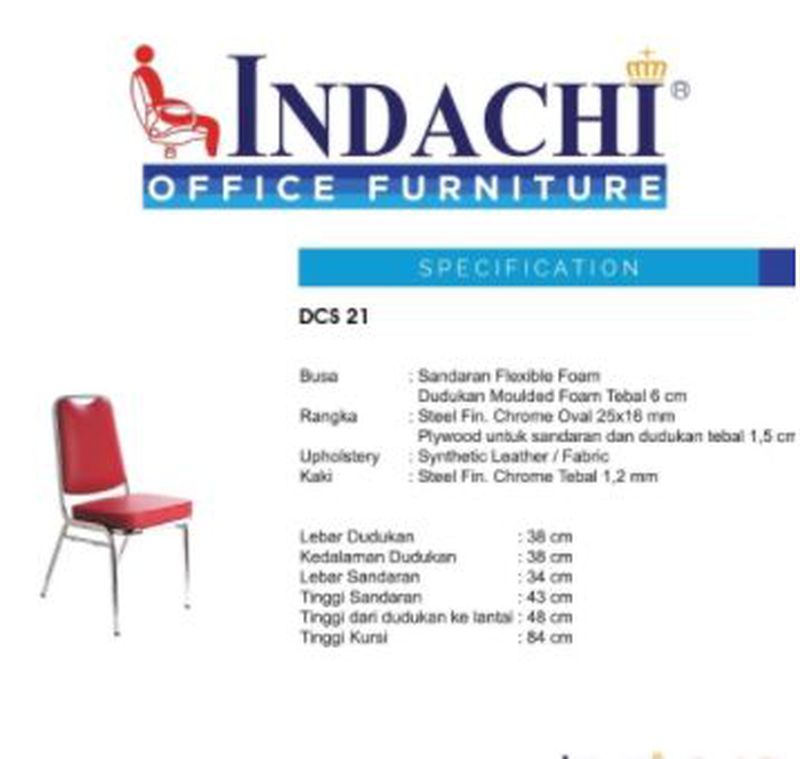 KURSI KANTOR INDACHI DCS 21