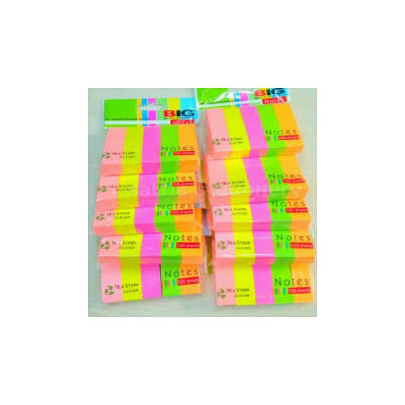 BIG POST IT 76X51 ( 5 WARNA)