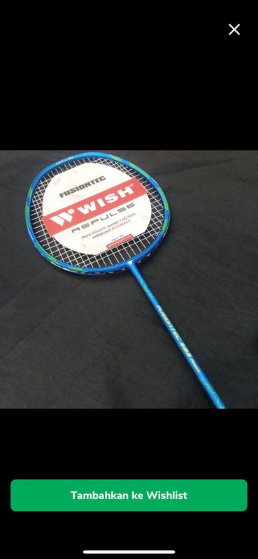 Raket Badminton Wish