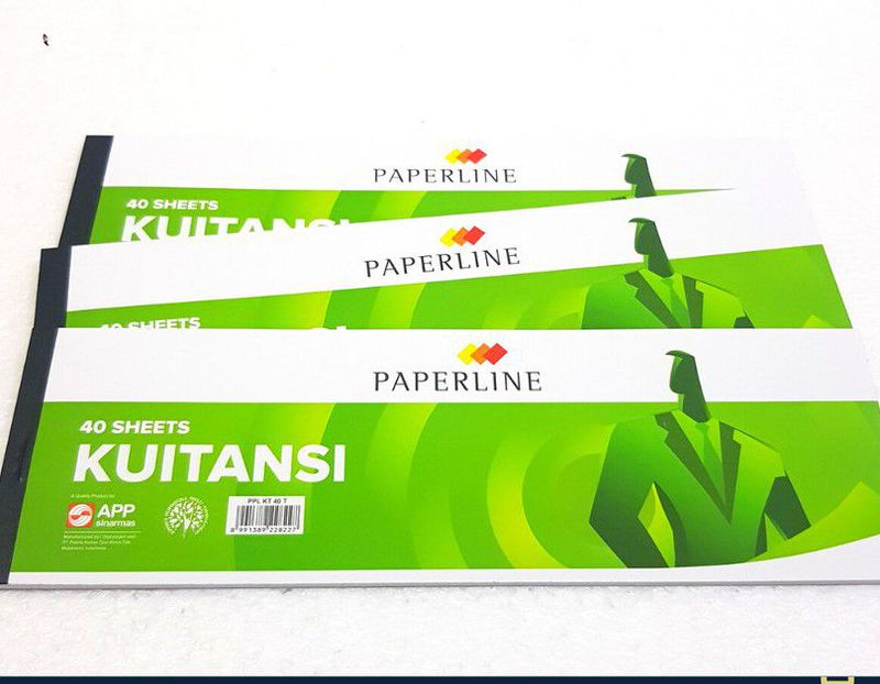 kwitansi kecil (paperline)