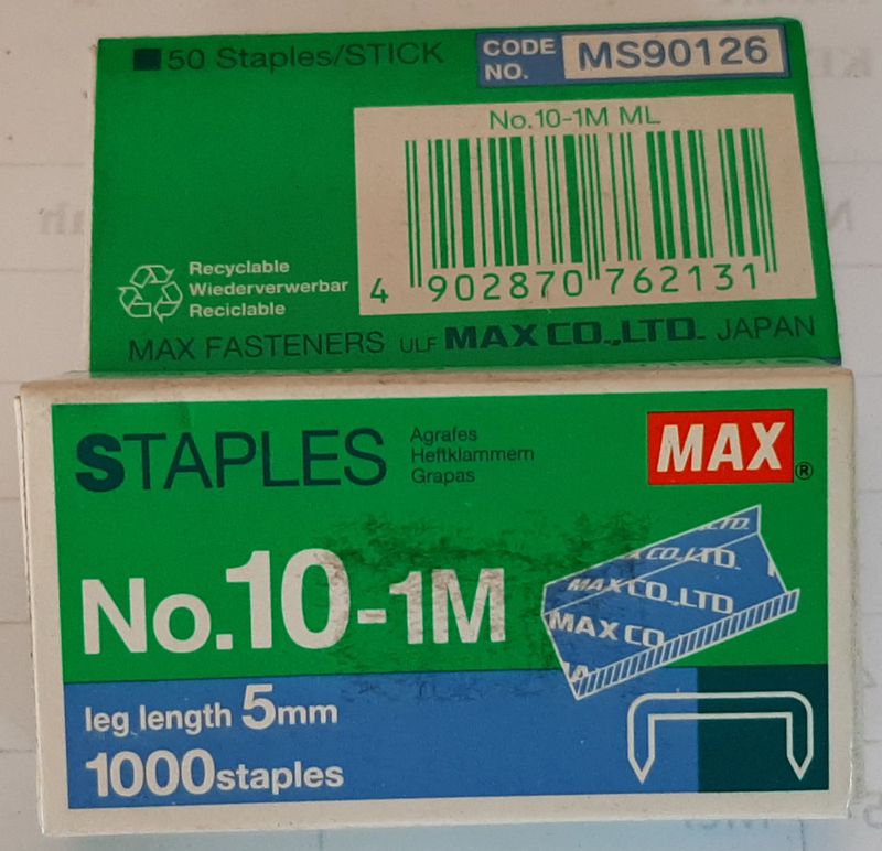 ISI STAPLER No.10-1M