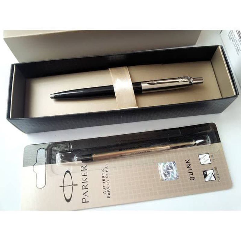 ISI BALLPOINT PARKER / Refill Bolpoint Parker Roller Hitam