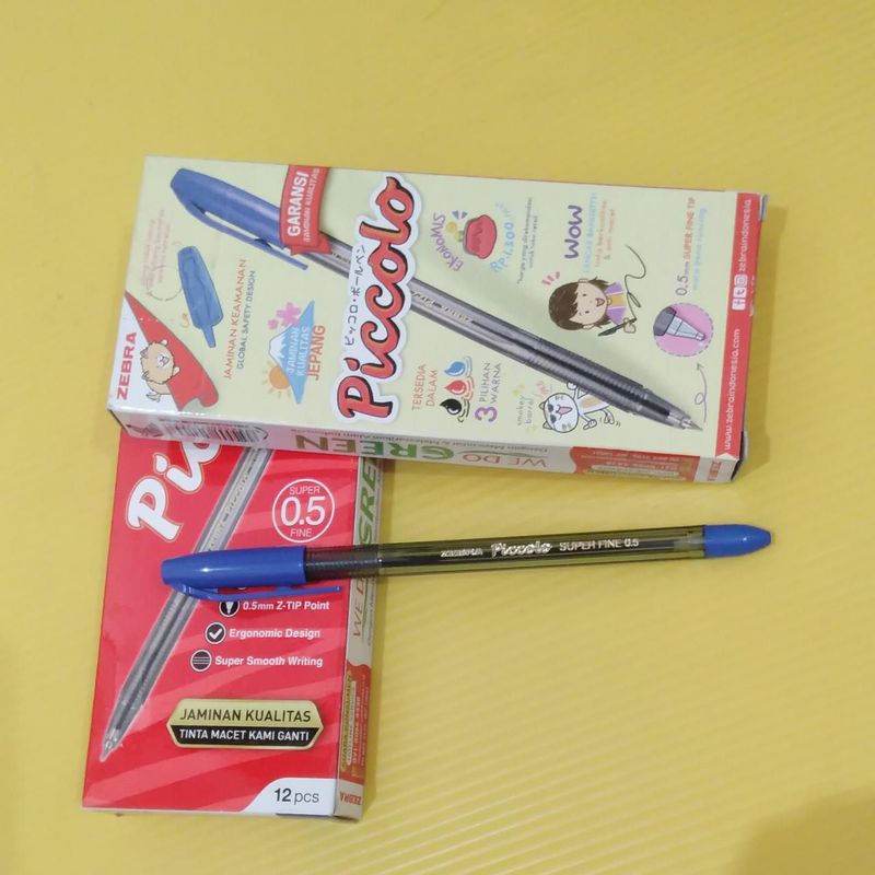 Zebra Pulpen Piccolo / BIRU