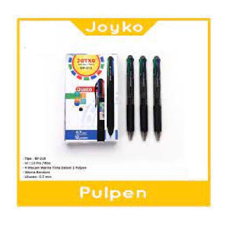 Pulpen Joyko 4 Warna BP 213