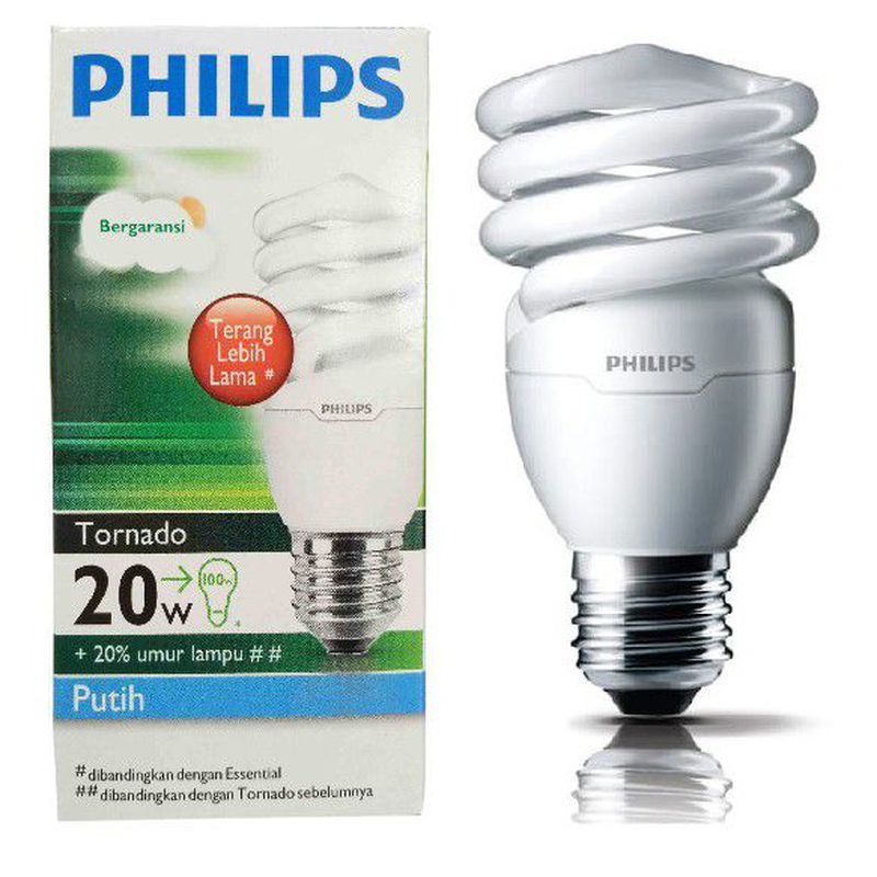Philips Lampu Tornado 20W