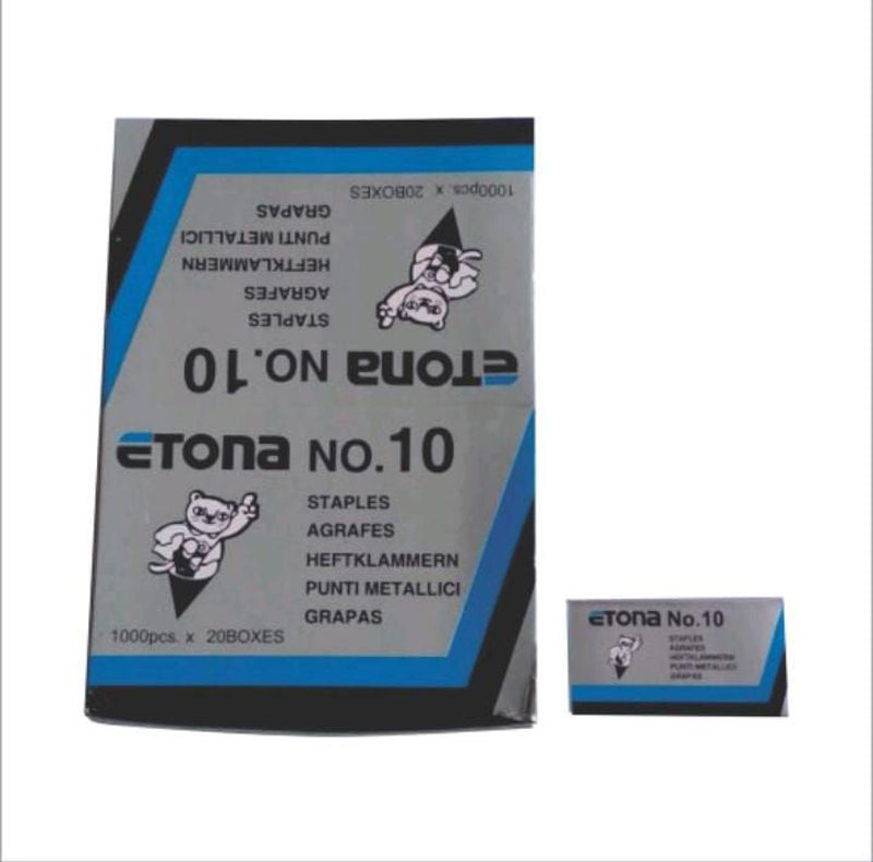ISI STAPLES ETONA No.10 - Kecil / Refill Staples Merek Etona No.10 Dus ...