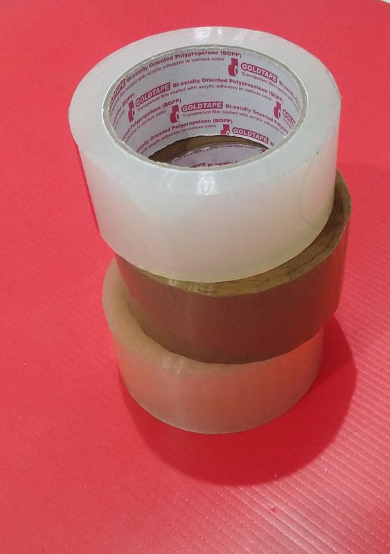 Goldtape Isolasi Besar - Putih / Kuning / Coklat - Kuning