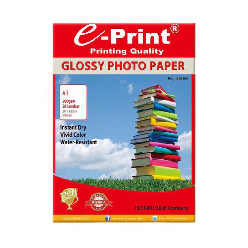 Kertas Foto ePrint Glossy Photo Paper A3