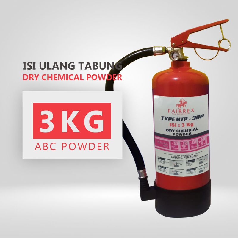 PENGISIAN ULANG TABUNG ALAT PEMADAM API RINGAN ( APAR ) 3 Kg