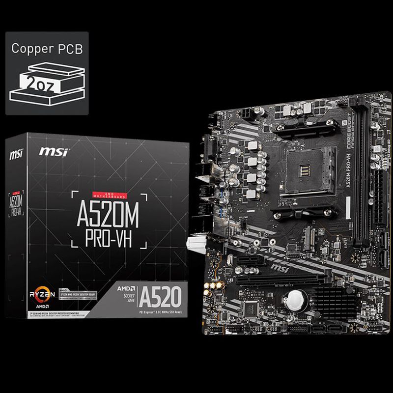 MSI A520M PRO VH AM4