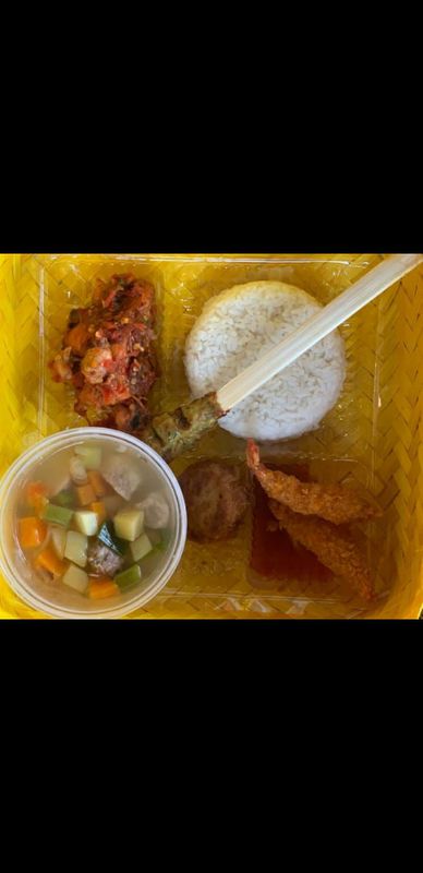 PAKET NASI KOTAK 5 AYAM BUMBU RUJAK