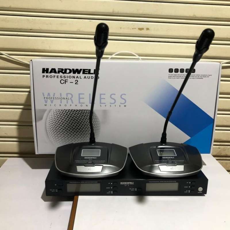 Mic Wireless Conference HARDWELL CF2/CF 2 Mic Meja ORIGINAL