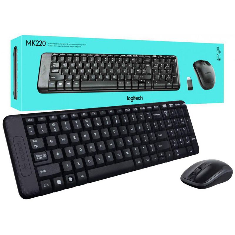 Keyboard Wireless Logitech MK220