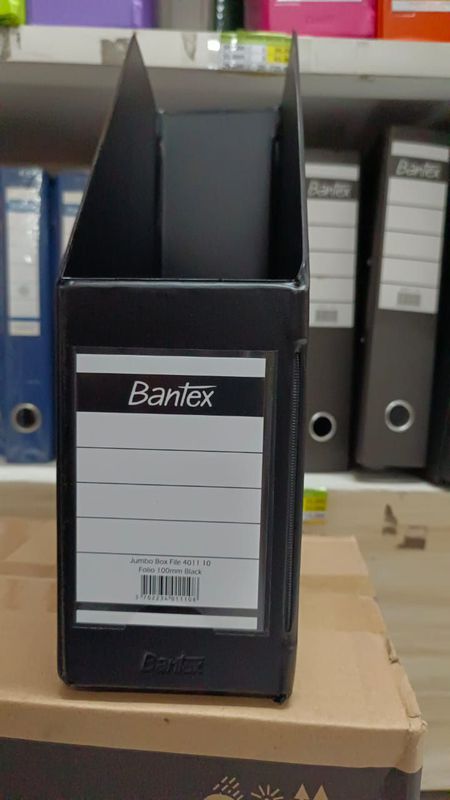 Jumbo Box File 4011 10 Folio 100mm Black