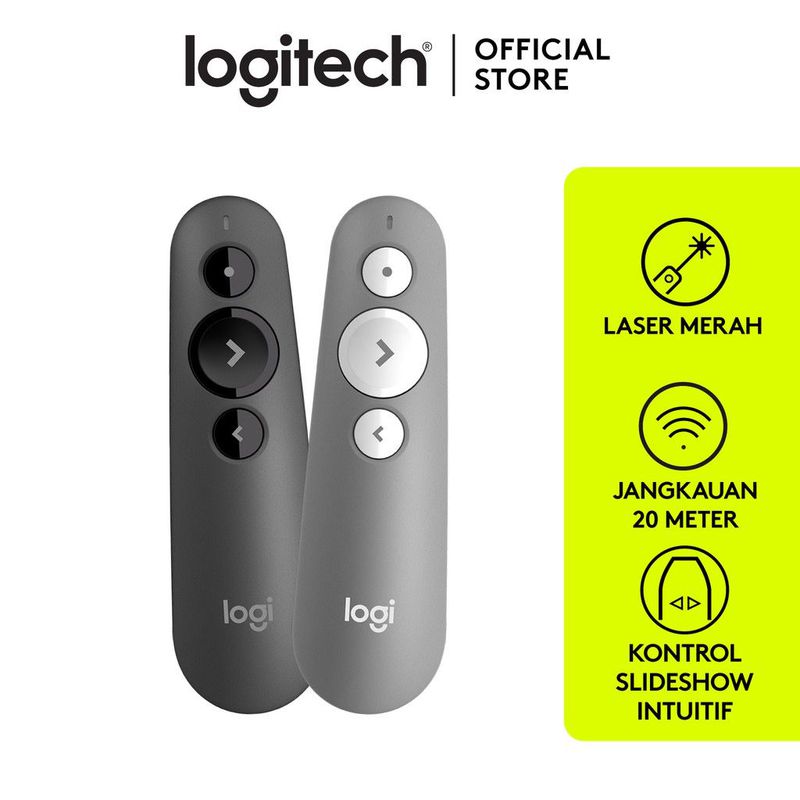 Pointer Logitech R500 Remote Presenter Wireless / Bluetooth dengan ...