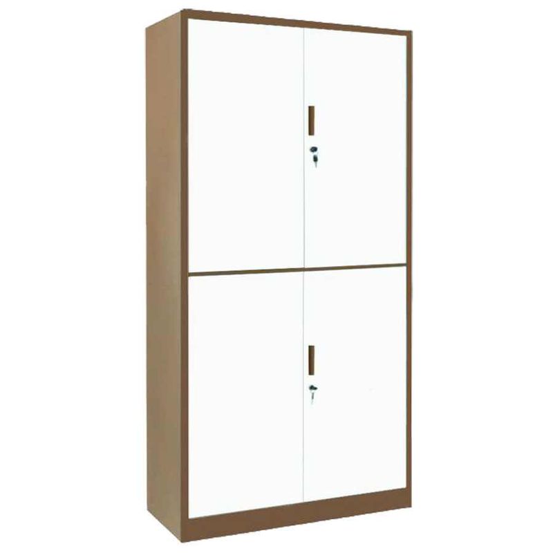 LEMARI ARSIP / FILE CABINET SWING 4 DOORS WHITE BROWN