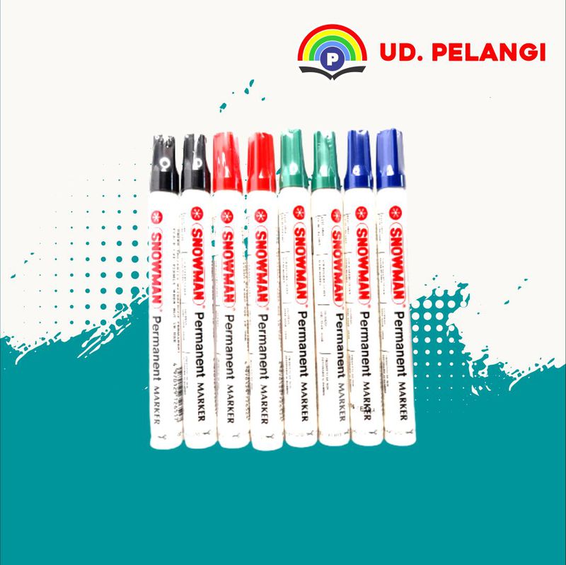 Spidol Snowman permanen - Biru