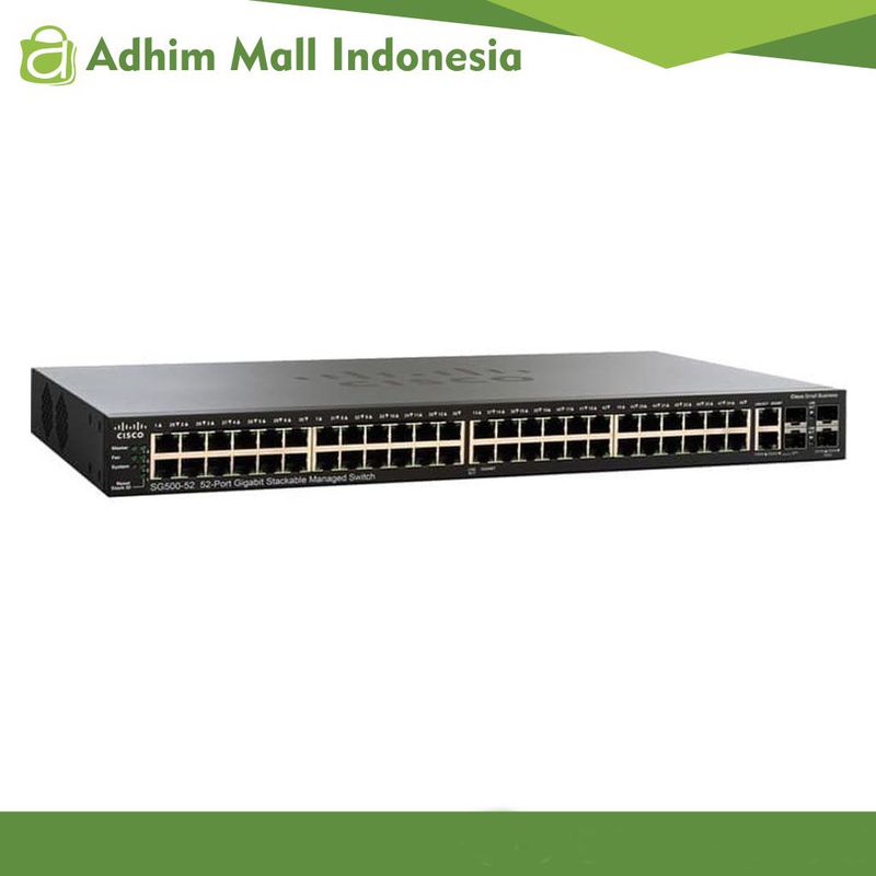 CISCO SG500-52-K9-G5 / 52-port Gigabit POE Stackable Managed Switch