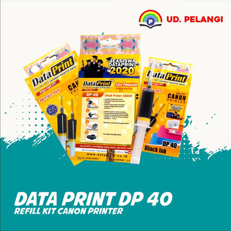 Tinta refil printer canon ip2770 data print hitam DP 40